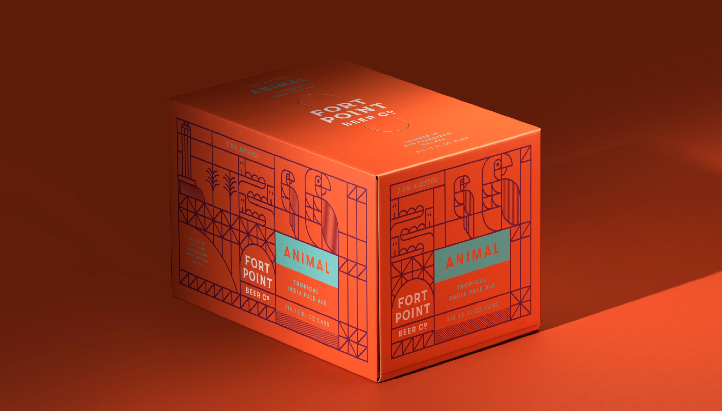 Fort Point Animal Tropical IPA 4/6 12OZ CAN – Scout Distribution