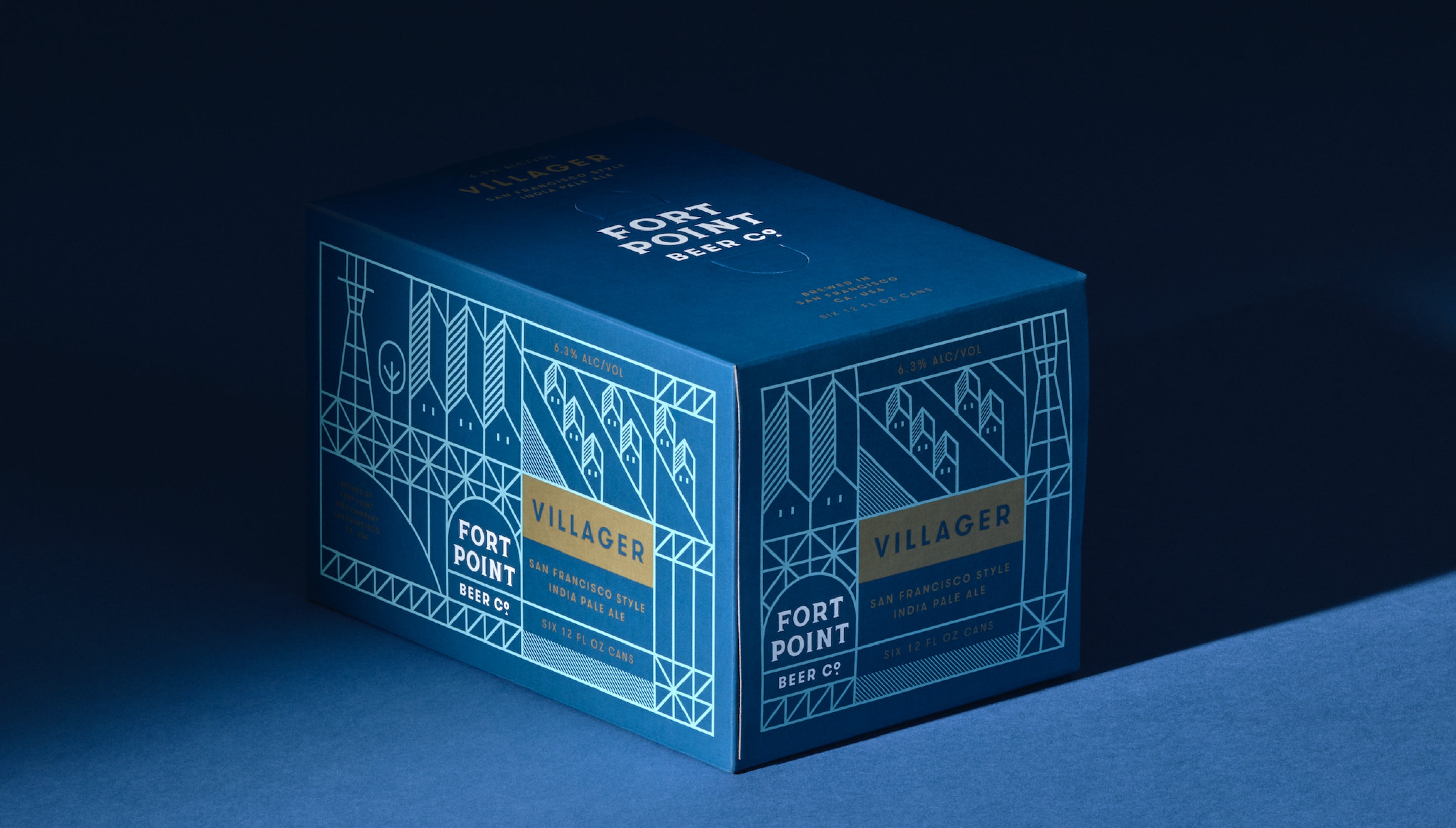 Fort Point Villager SF IPA 4/6 12OZ Can – Scout Distribution